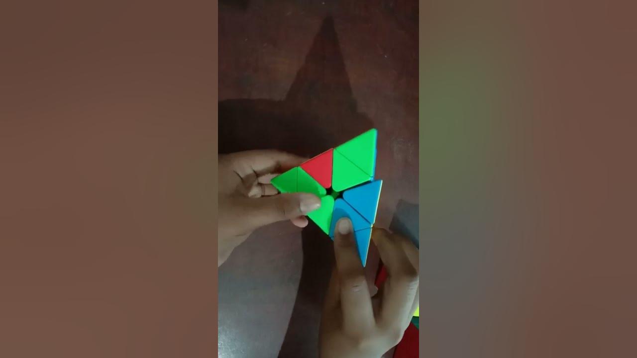 last 2 edges case on pyraminx - YouTube