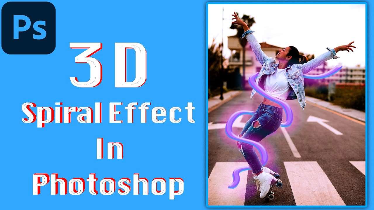 How To Make 3D Spiral Effect in Photoshop | Photoshop For Beginners ...