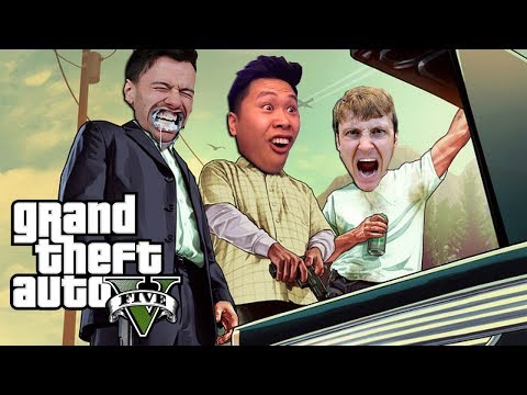 GTA 5 FUNNY MOMENTS!! (TROLLING TEAM ALBOE)