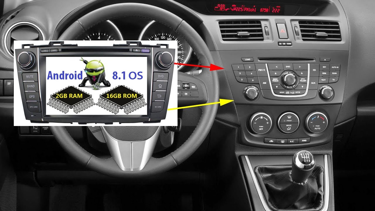 Test: 8 Inch Touchscreen Car DVD Player for Mazda 5 Premacy(2010-2018 ...
