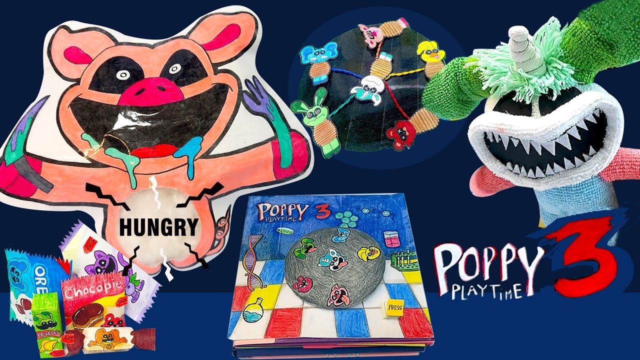 Diy :[Full]Poppy Playtime Chapter3 Game Book (+Smiling Critters Squishy ...