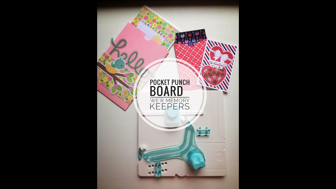 Pocket Punch Board | We’r Memory Keepers - YouTube