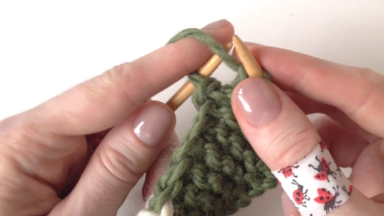 Edge Stitches (Purl+Slip) - YouTube