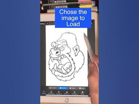 Procreate Tutorial - Easiest Way to Trace Over a Picture in Procreate # ...