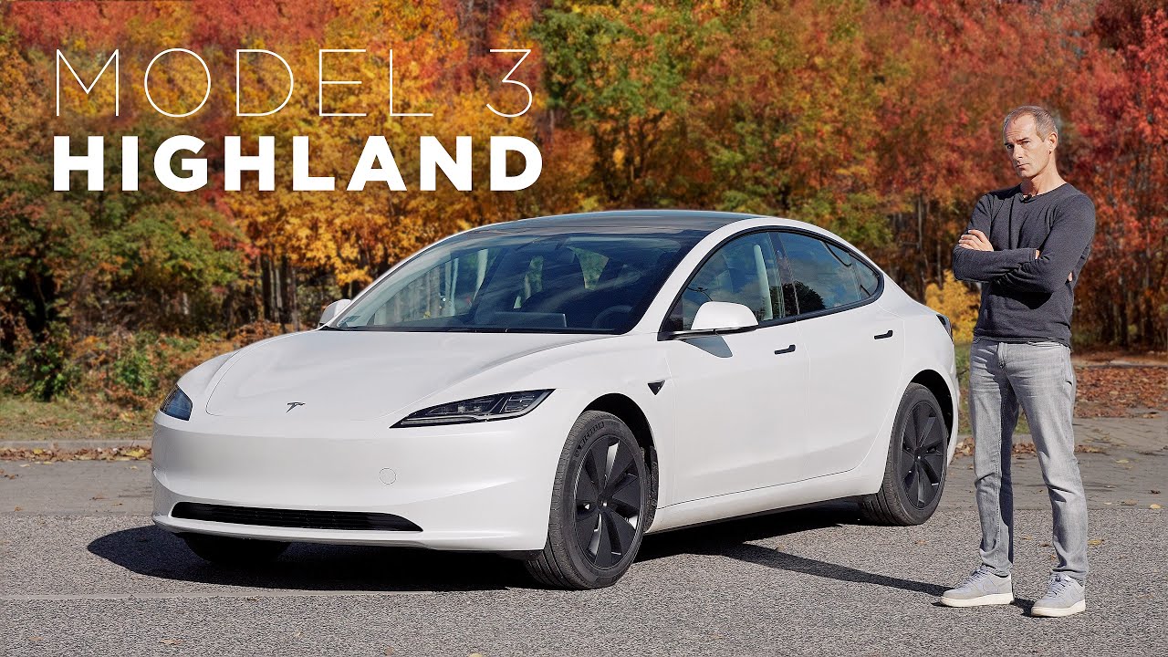 Az ÚJ TESLA MODEL 3 Highland – hatótáv teszt - YouTube