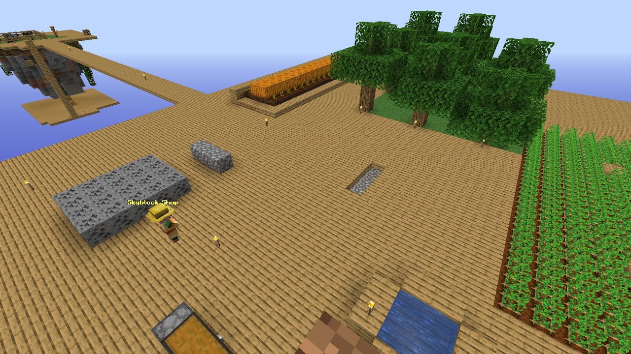 Cube Craft Skyblock #2: Building Out Island(s)! Challenge Progress ...