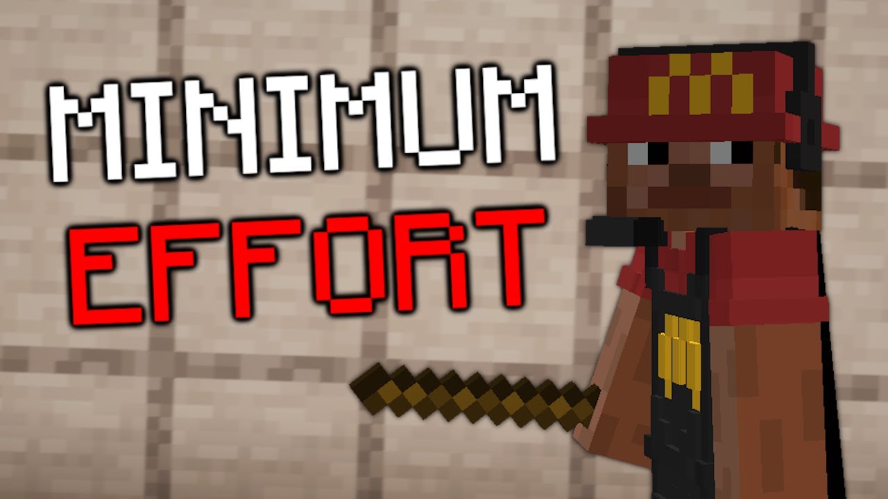 the minimum wage job experience (minecraft commentary) - YouTube