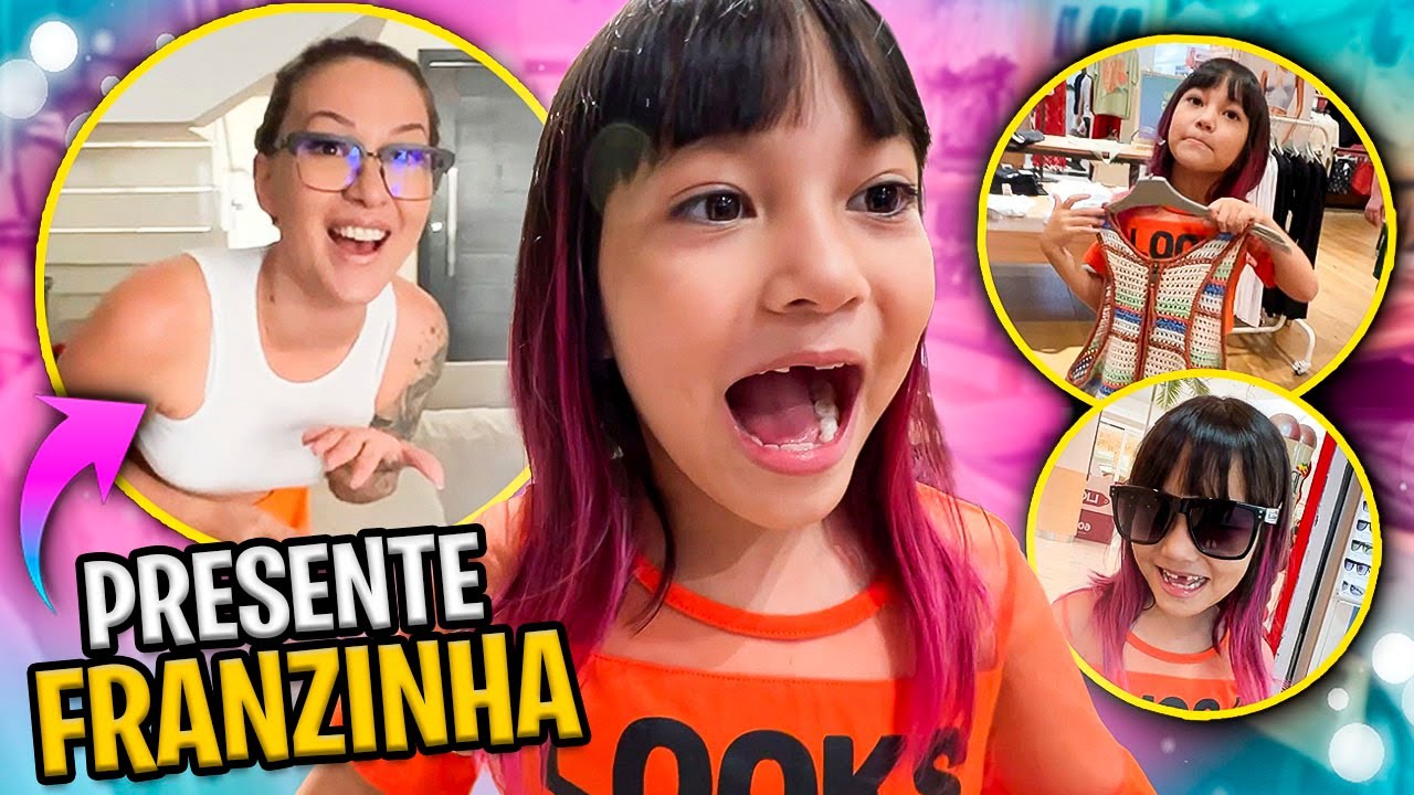 FRANZINHA AMOU A SURPRESA 🎁!! | YU e FAMÍLIA - YouTube