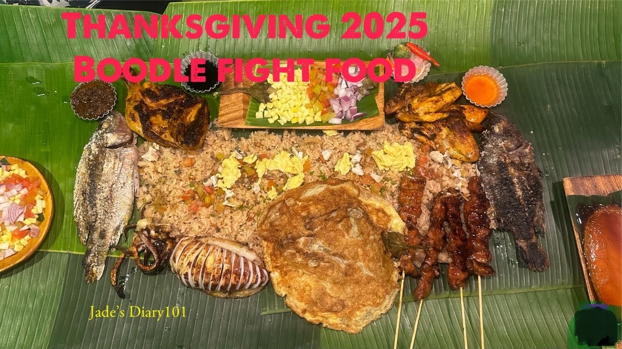 Mr Jeepney Maginhawa Q.C | Thanksgiving dinner 2025 🇵🇭🇺🇸 | Boodle fight ...