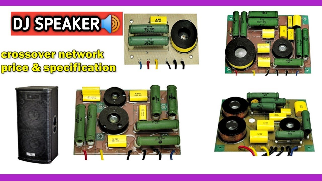 dj speaker crossover networks details - YouTube