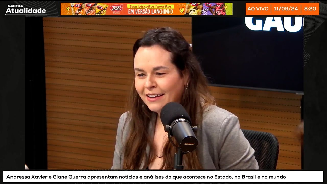Apresentadora Andressa Xavier estreia na RBS TV com comentários diários | Atualidade - YouTube