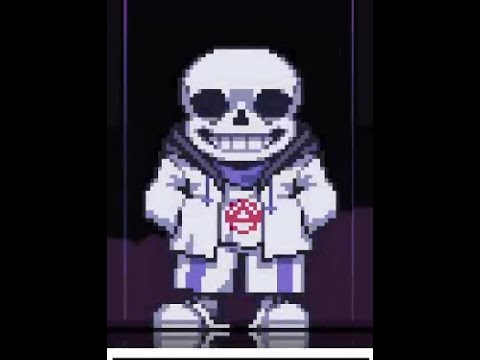 UNDERTALE FANGAME Lethetale sans fight phase 1 easy mode - YouTube