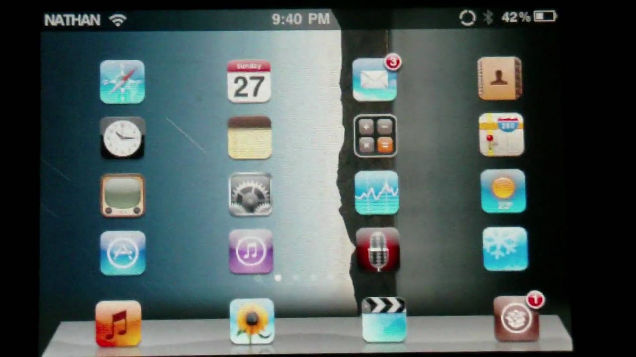 How to rotate your springboard on your iPod Touch and iPhone. - YouTube
