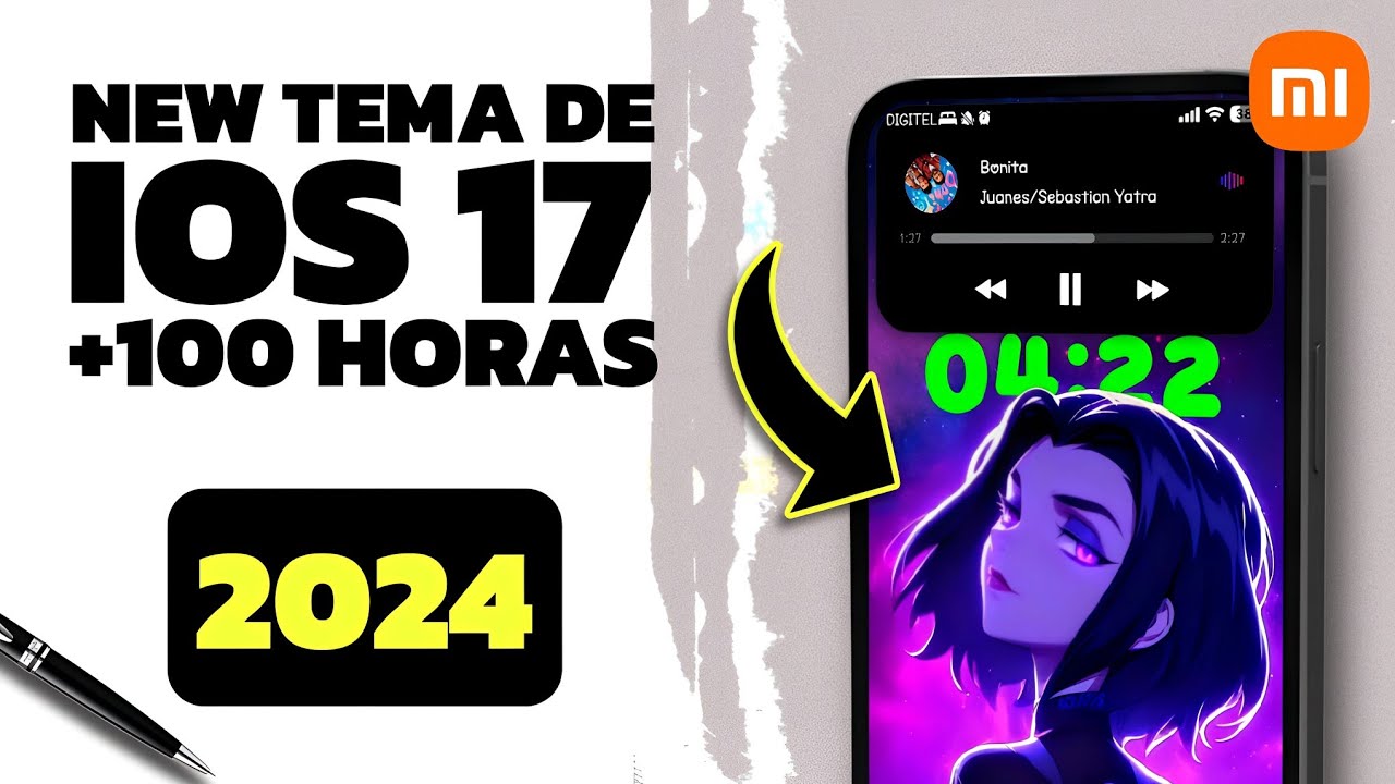 BRUTAL TEMA de iOS 17 +100 HORAS, Dynamic Island, Widgets & Mucho mas ...