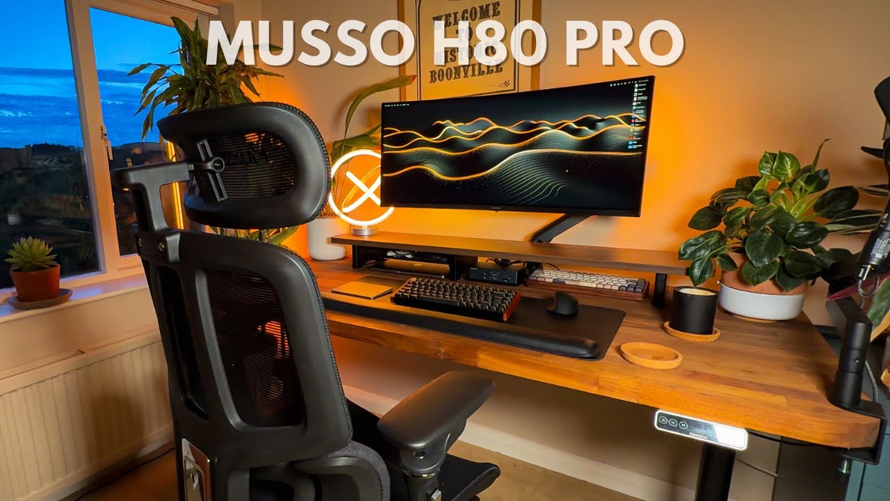 Musso H80 Pro Desk Chair Review - YouTube