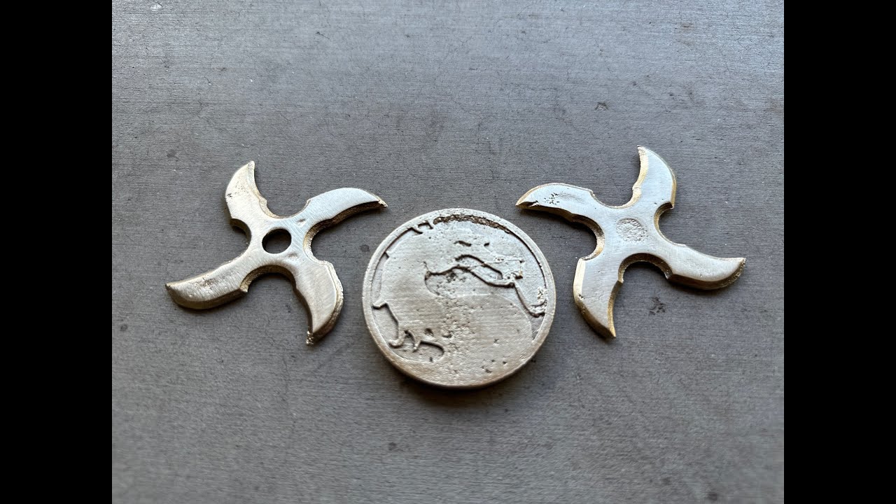 Mortal Kombat Coin & Throwing Stars - Aluminum Bronze Sand Casting - 3D ...