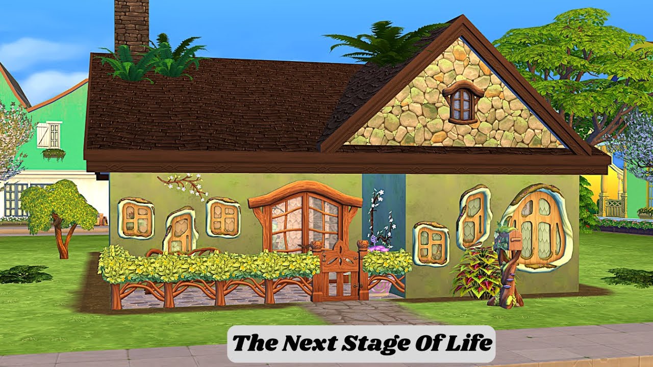 A Whimsical House: A Sims 4 Enchanted By Nature Build - YouTube