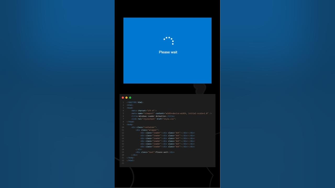 Loader Animation Css Css Cssloader Coding Html Youtube