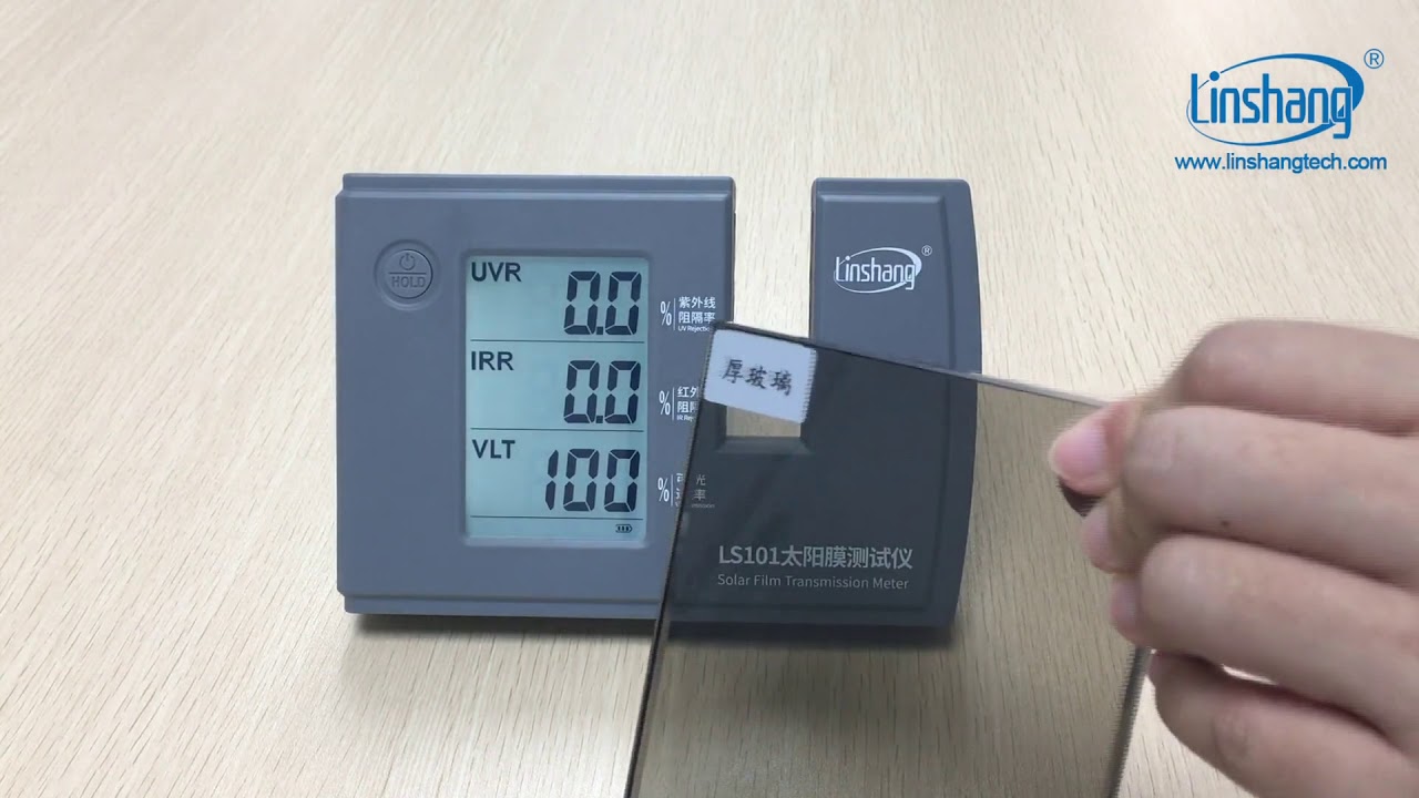 LS101 window film transmission meter - YouTube
