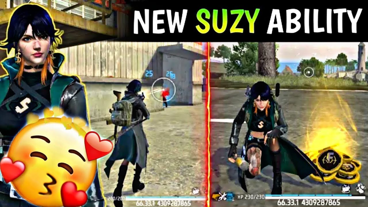😍🔥 NEW SUZY CHARACTER🔥🥰 ABILITY | OB41 UPDATE - GARENA FREE FIRE - YouTube