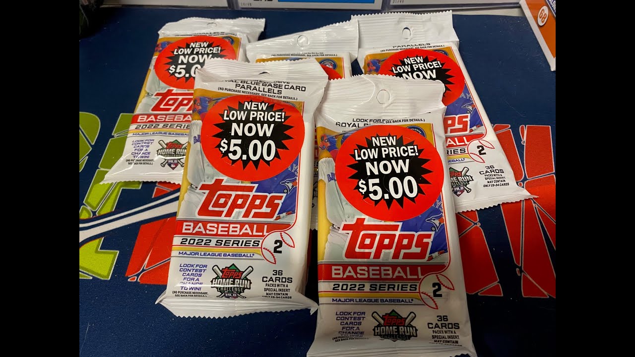 Opening 5 Discounted Value Packs Of 2022 Topps Series 2! Seeing If We ...