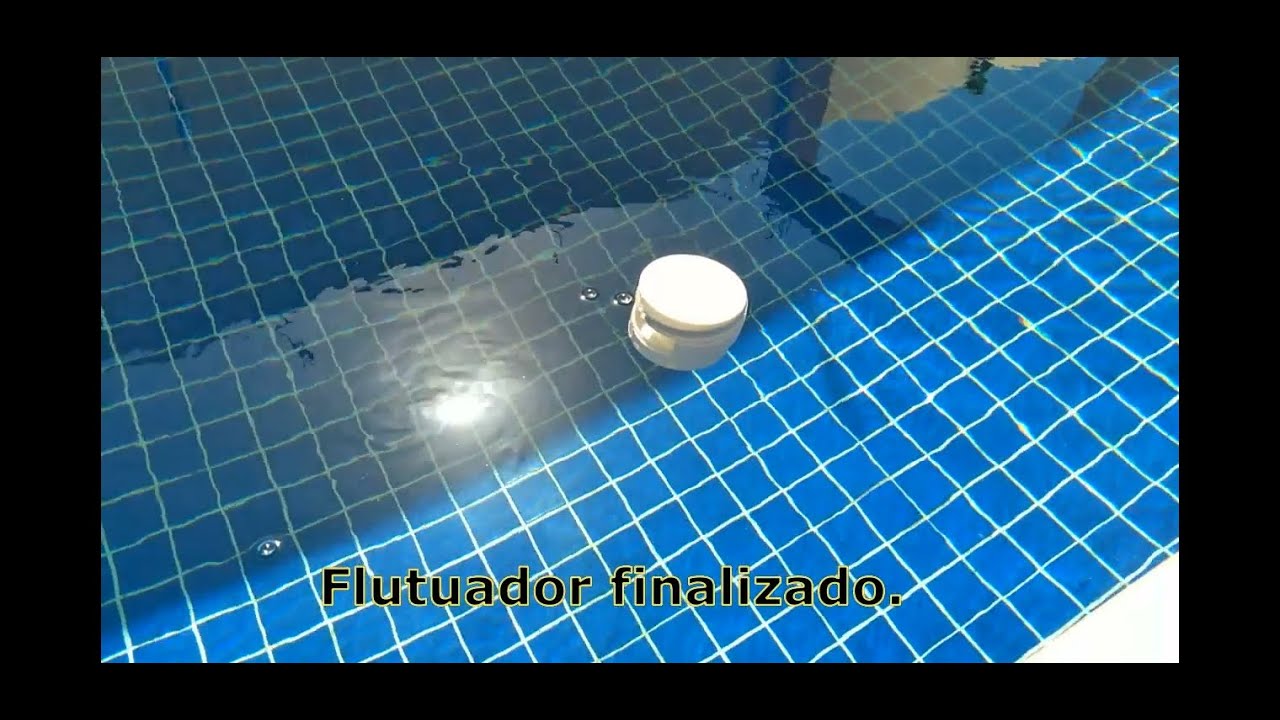 Flutuador para piscina em PVC - YouTube