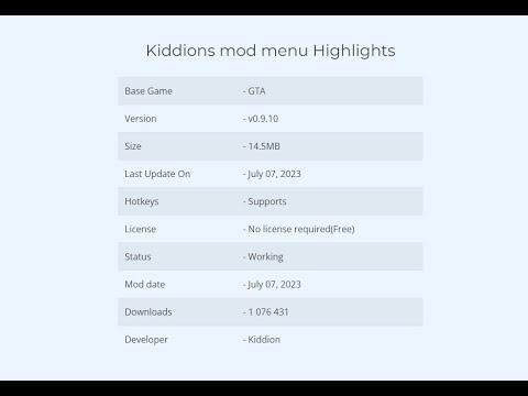 Neues Kiddions-Mod-Menü Update GTA5 (Deutsch | German) ( Alle Links ...