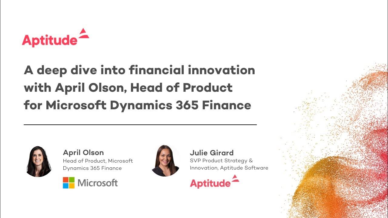 Aptitude Q&A with April Olson, Microsoft's Head of Product, Dynamics ...