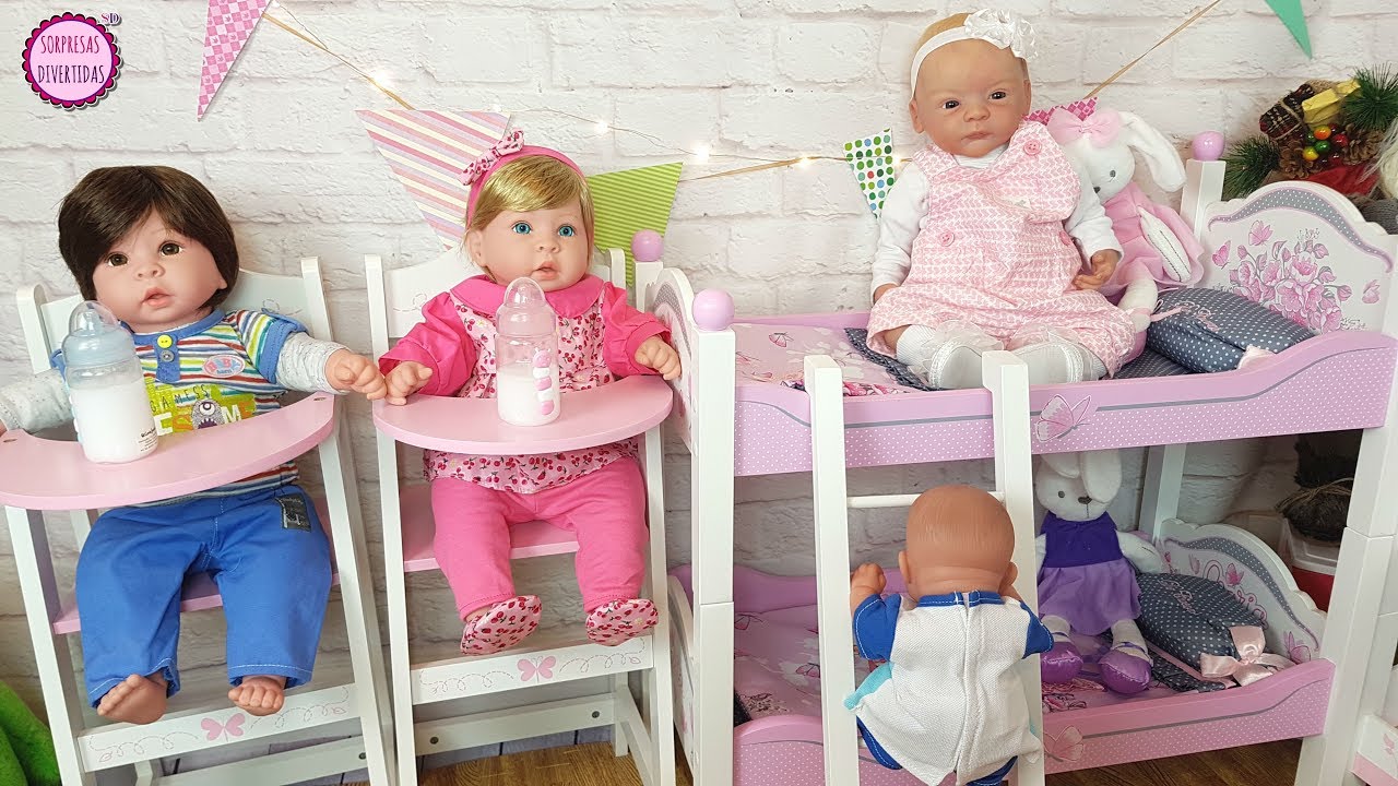 Rutina de invierno de mis 4 bebés Reborn Lindea, Ben, Finn y Molly ...