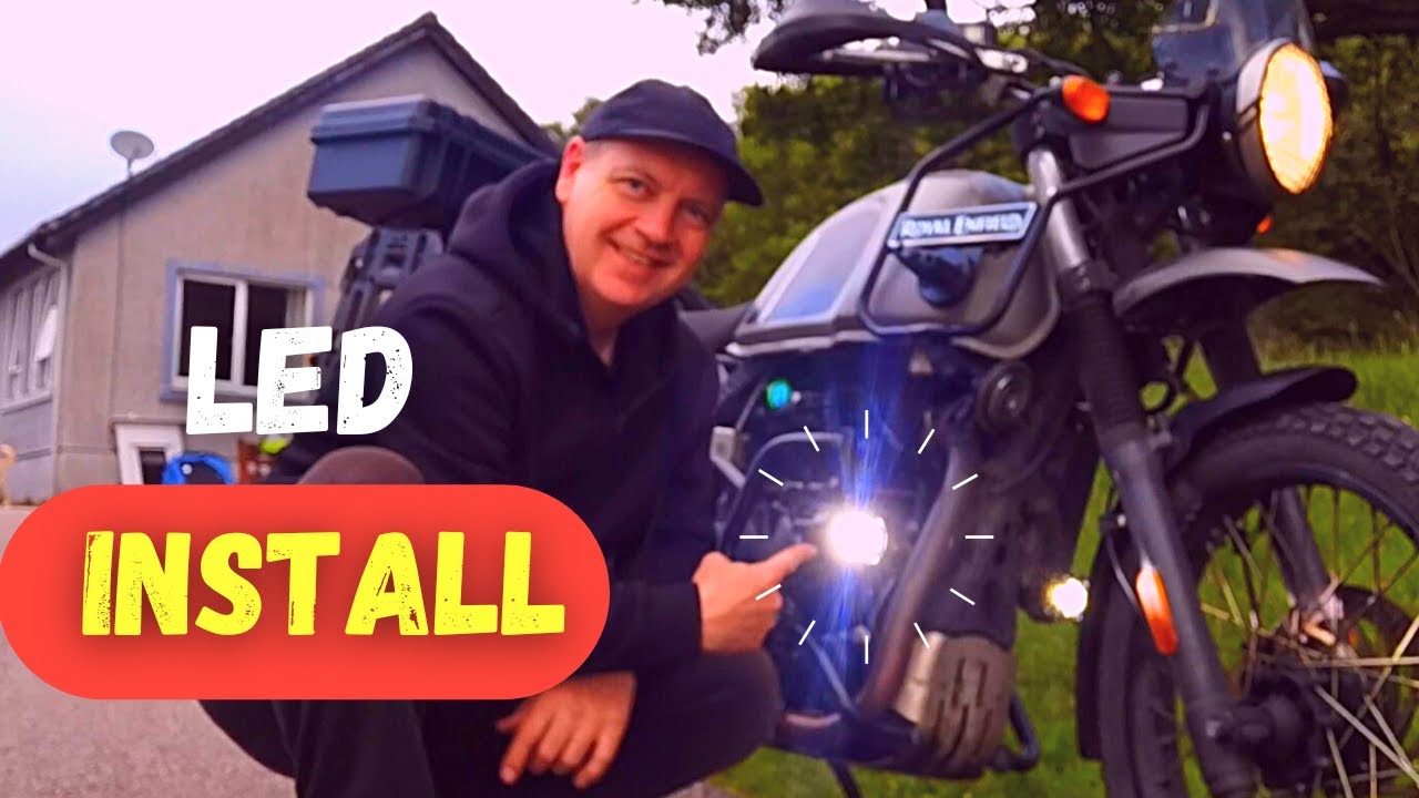 Cheap LED Lights For Bike - Motorcycle LED Spotlights Installation ...