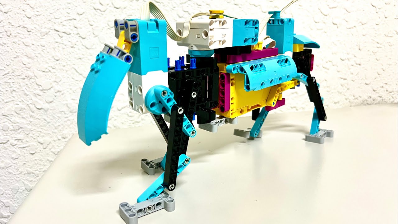 Lego spike prime ~ Robot dog _remote control (no music) - YouTube