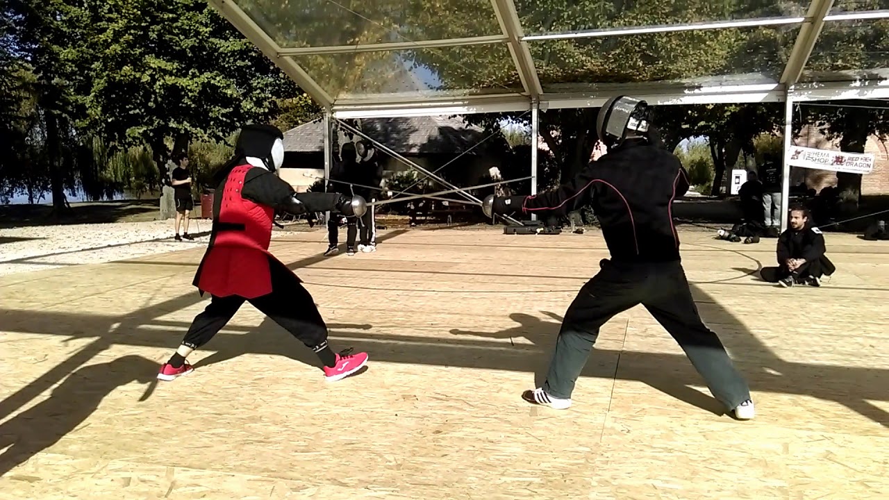 Fencing with one of the best rapierists in the world - YouTube