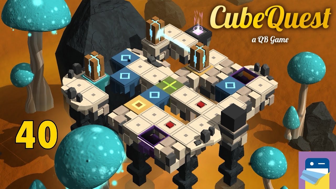 CubeQuest - a QB Game: Level 40 Solution & iOS/Android Gameplay Walkthrough (by Stephan Goebel ...