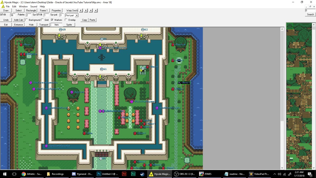 Hyrule Magic Tutorial Part 1 - Getting Started and Overworld Editor - YouTube