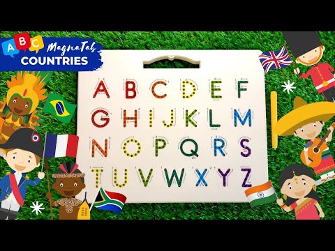 Countries ABC - Learn to write ABC´s with MAGNATAB - Continents ...