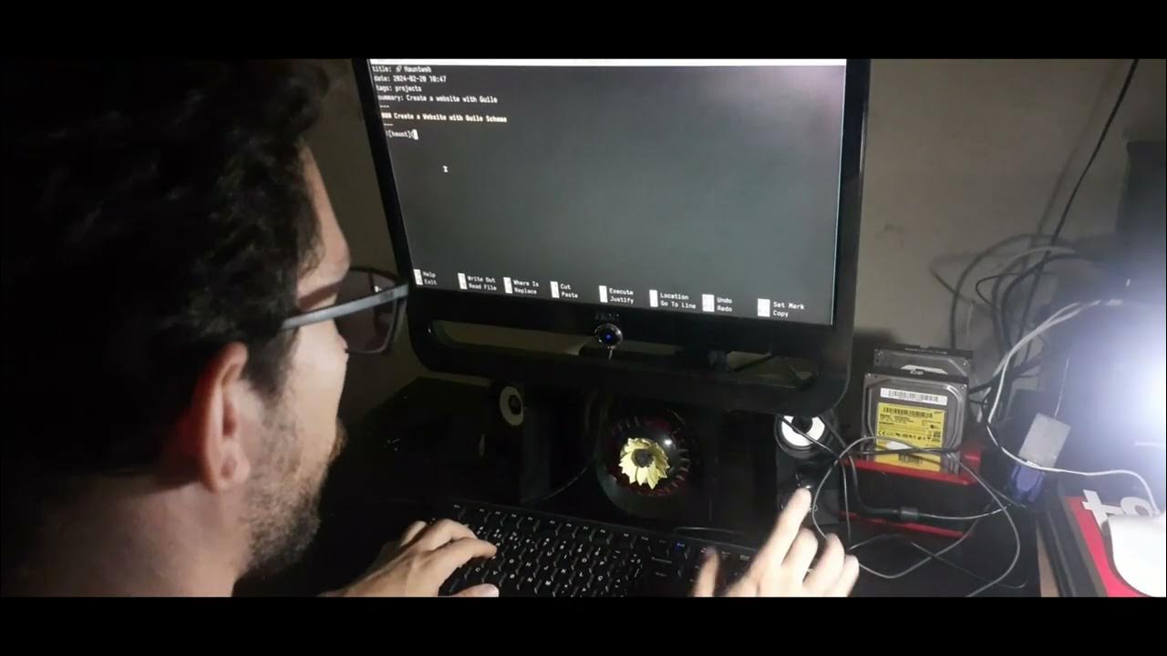 Website update with Guile Scheme (Backend) - YouTube
