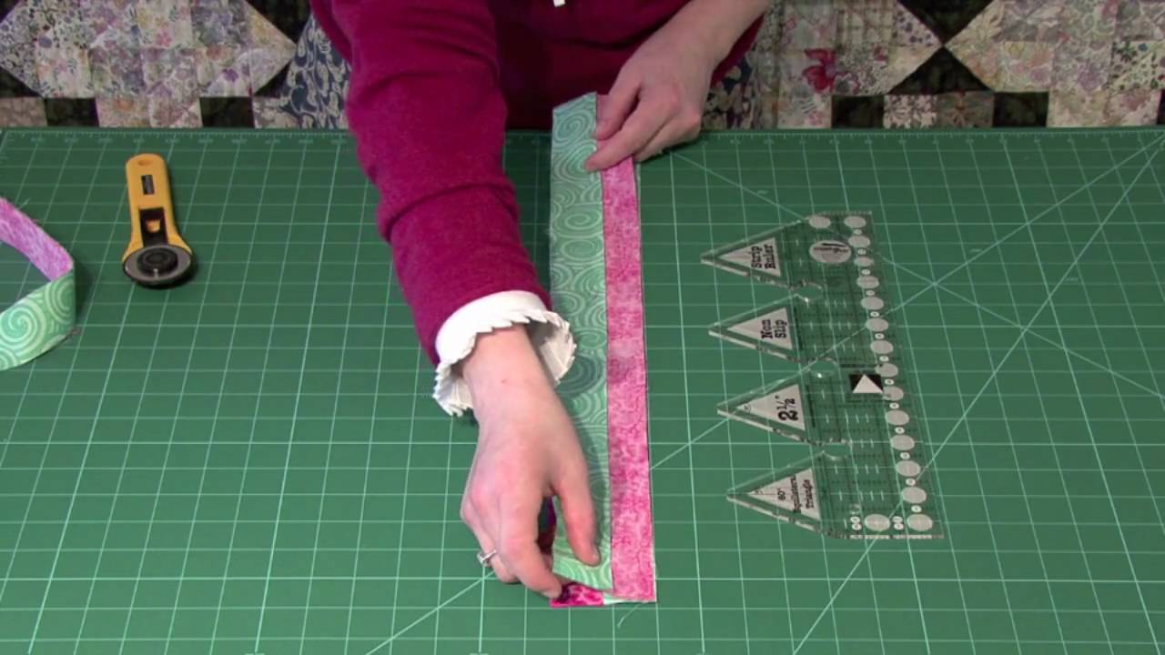 Creative Grids Non-Slip 60° Single Strip Ruler - YouTube