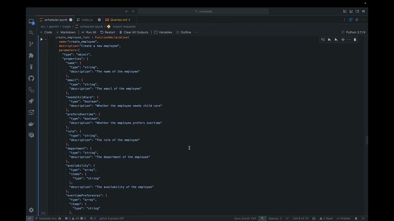 Gemini Implementation using Function Call in Jupyter Notebook - YouTube