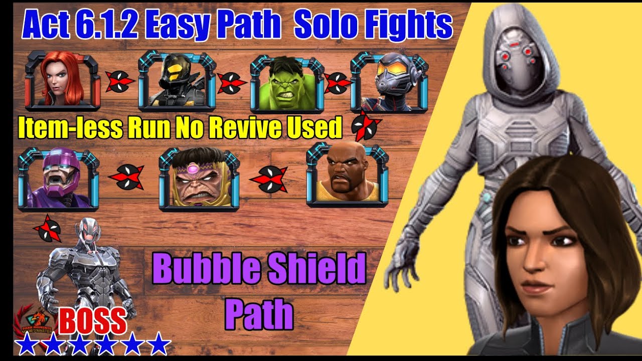 MCOC Act 6.1.2 Easy Path Item-Less Run Bubble Shield Path Marvel ...
