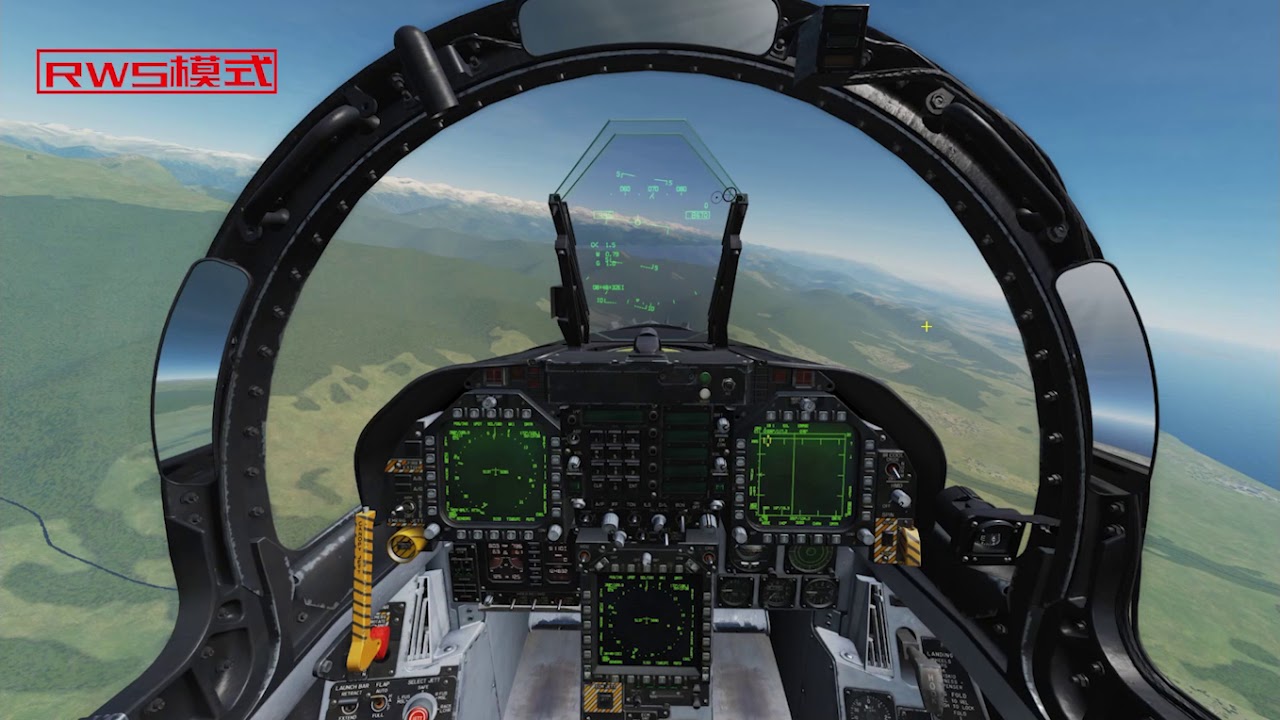 DCS F18 雷达与HSI使用教学 - YouTube