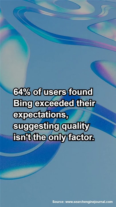 33% of Google Users Stuck with Bing After a Two-Week Trial: Study #google #bing - YouTube