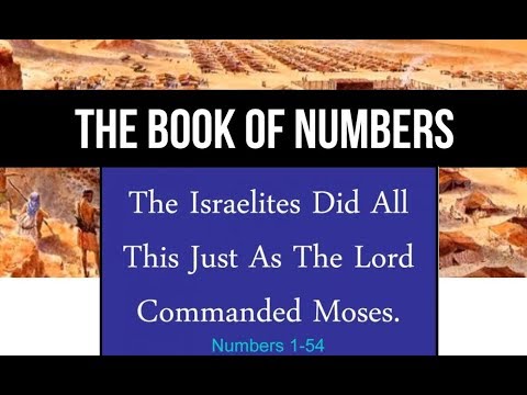 민수기 1장 [새번역] Numbers chapter 1 [The Israelites did all this just as the ...