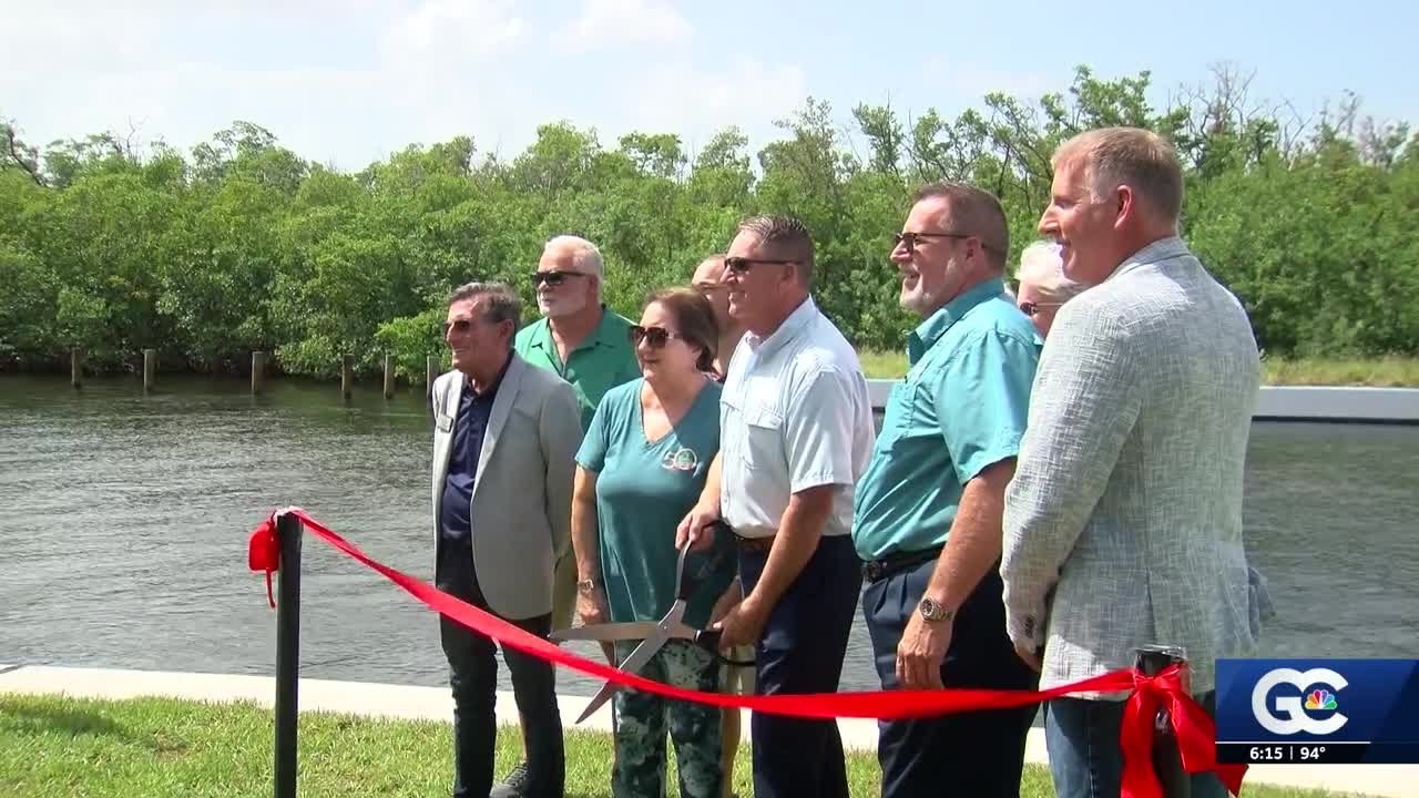 Cape Coral leaders celebrate the removal of the Chiquita Lock - YouTube