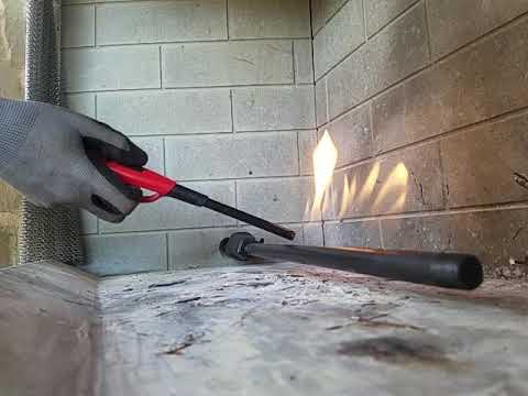 Fresh new log lighter - YouTube