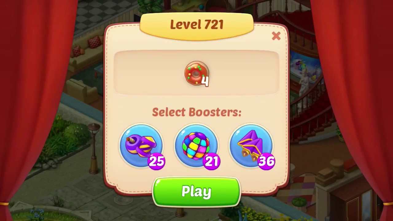 Homescapes Level 721 - YouTube