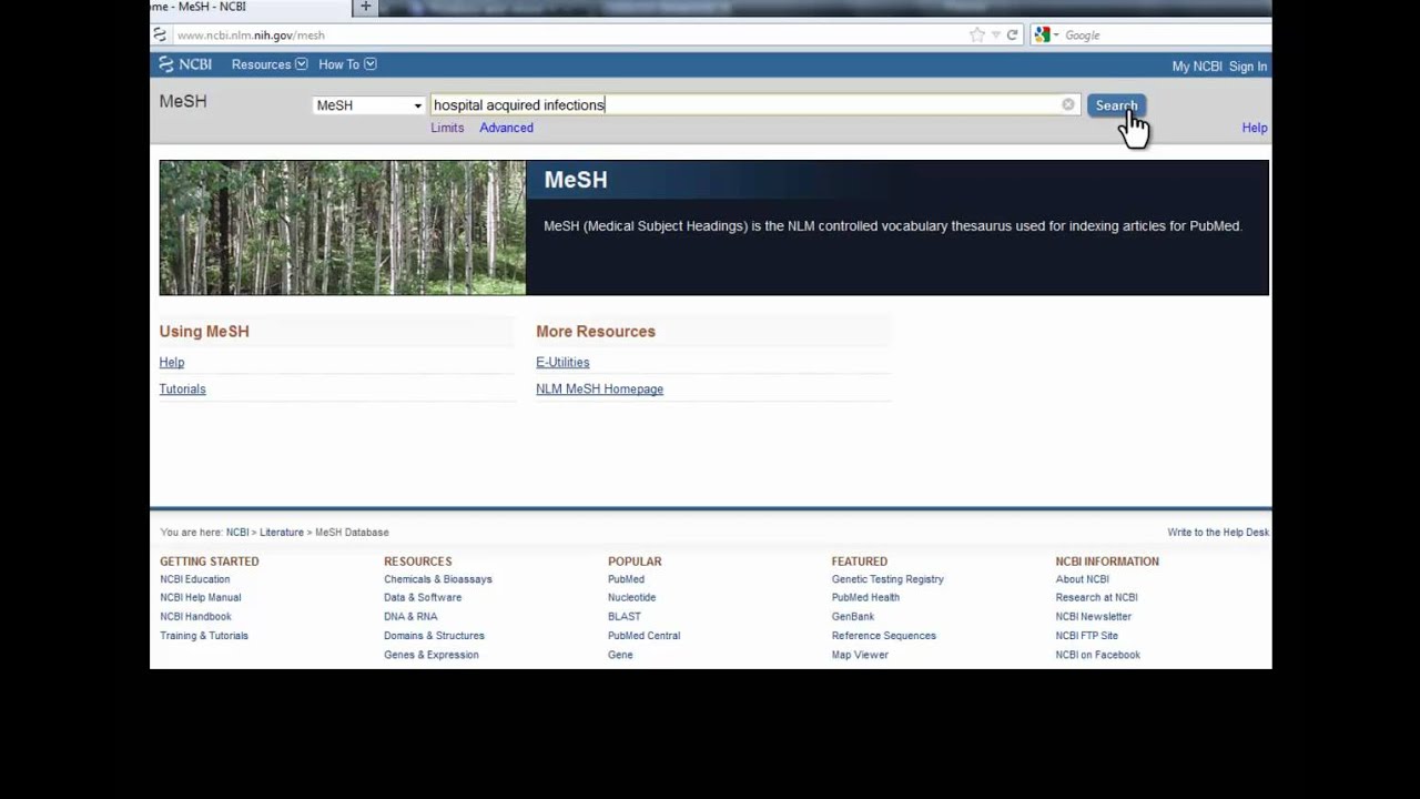 Introduction Medical Subject Headings (MeSH) - YouTube