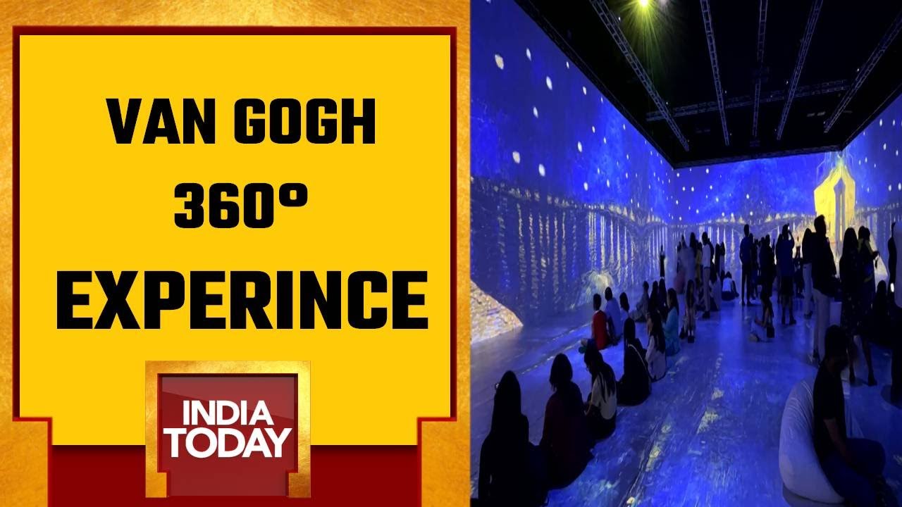 Watch : People Share Experience Of Van Gogh 360° Which Debuted In Delhi ...