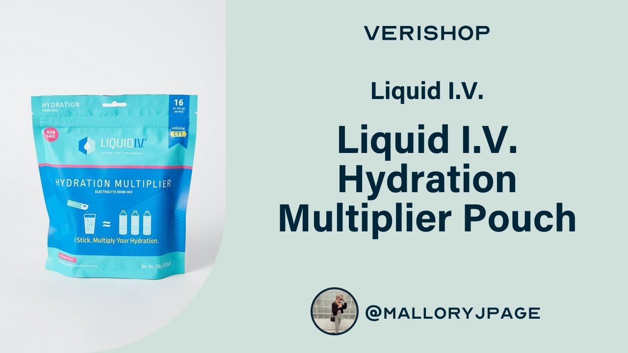 Liquid I.V. Liquid I.V. Hydration Multiplier Pouch Review - YouTube