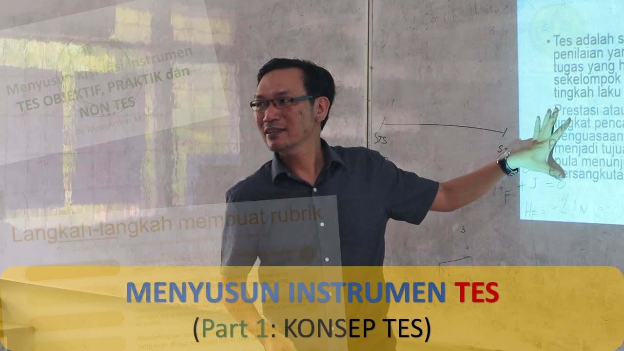Cara Menyusun Instrumen Tes (Konsep Tes) Bagian 1 - YouTube