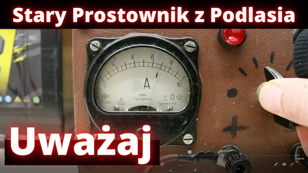 Stary prostownik na co uważać ! S4E67 - YouTube